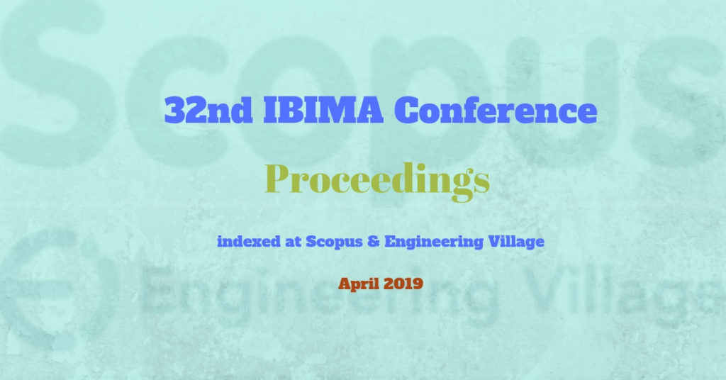 32nd IBIMA Conference indexed at Scopus and Engineering Village | IBIMA